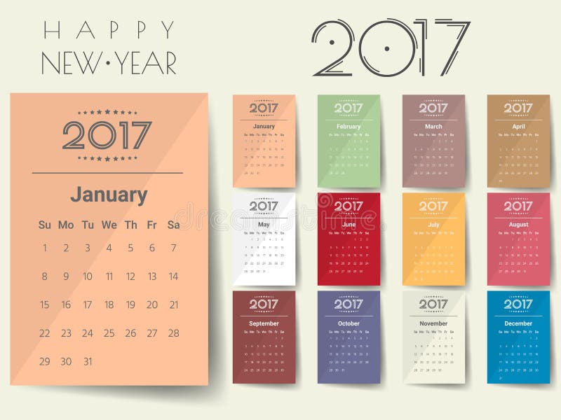 Modern Calendar Ilustraciones Stock, Vectores, Y Clipart – (145,184 ...