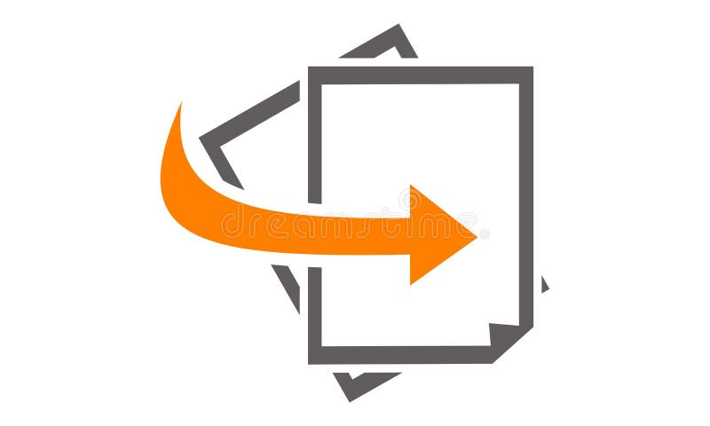 Logotipo siguiente ilustración del vector. Ilustración de después ...