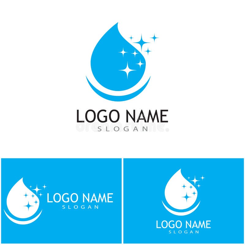 Plantilla Vectorial Del Icono Del Logotipo De Servicio Limpio ...
