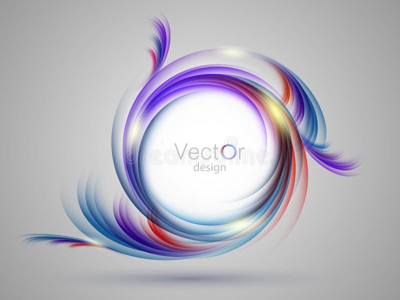 Plantilla Vertical Colorida Del Vector Con Remolinos Ilustración del ...