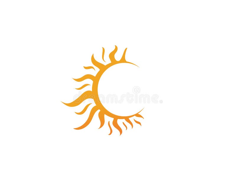 Plantillas Del Vector Del Logotipo Del Sol Ilustración del Vector ...