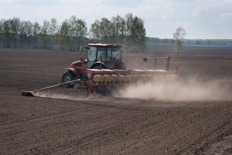 Planting Corn stock photo. Image of dirt, industry, farming - 14227564