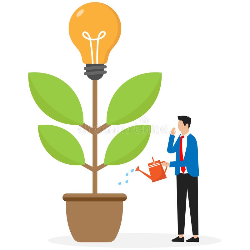 Planting New Idea, Growing Business Development, Progress or Growth ...