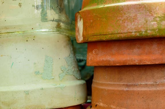 Planting Pots stock image. Image of earthenware, stack - 78752665