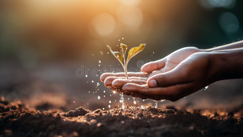 Planting a Tree at Birth is a Sign Stock Photo - Image of life, botany ...