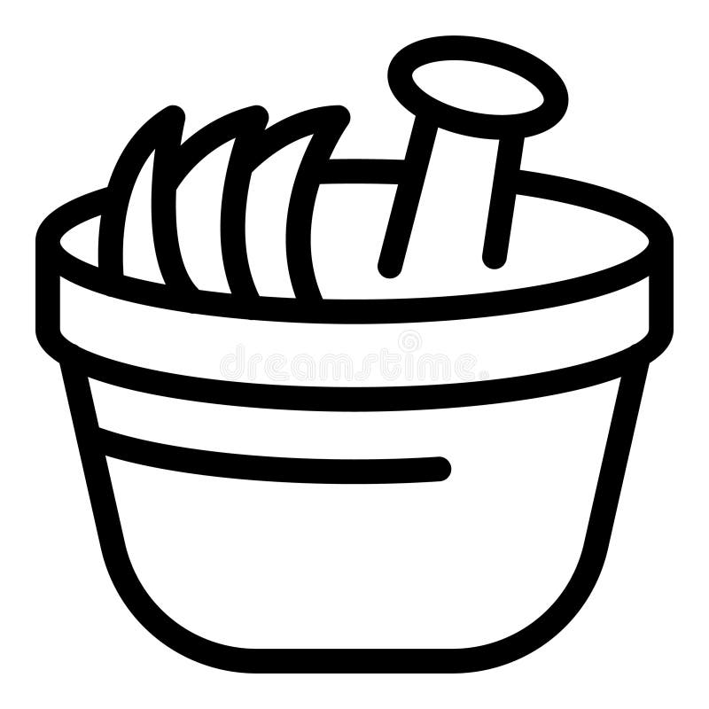 Planting a Young Tree Sapling for Arbor Day Icon Stock Vector ...