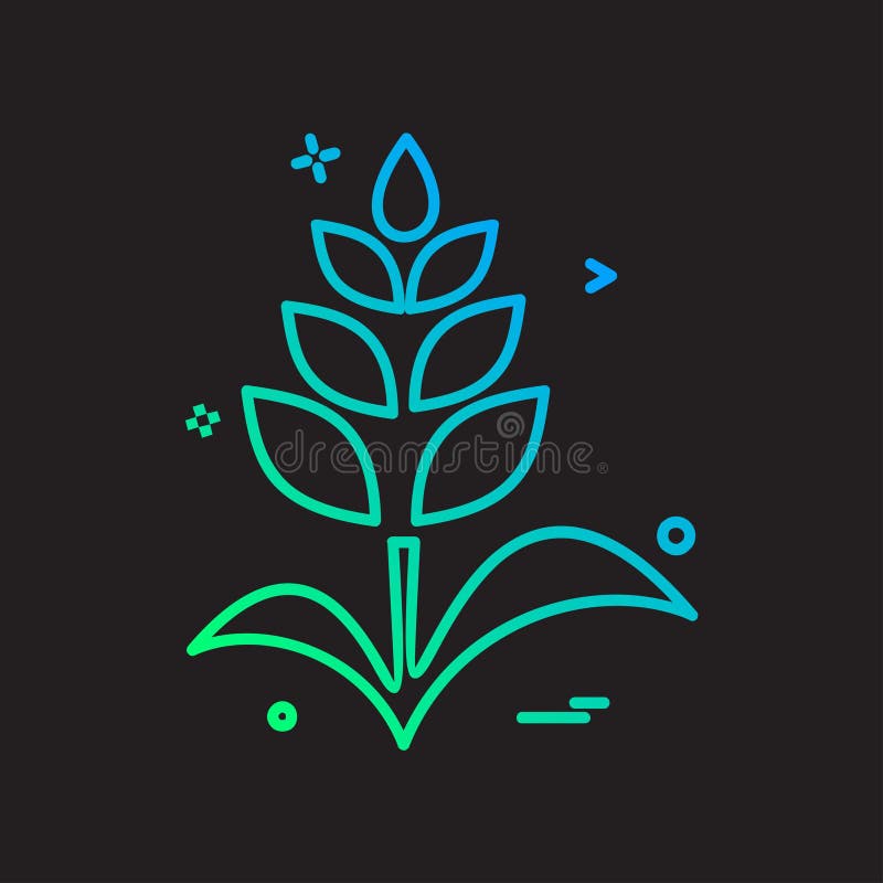 Plants icon design vector stock vector. Illustration of ecology - 132400388