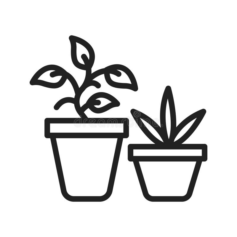 Plants icon vector image. stock vector. Illustration of water - 278383282