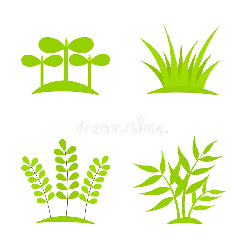 Plants icons stock illustration. Illustration of biology - 38686991
