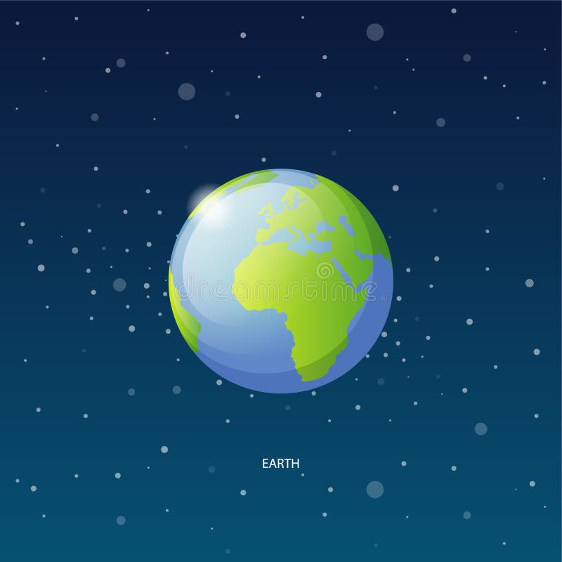 Plants Solar System - Earth Stock Illustration - Illustration of solar ...
