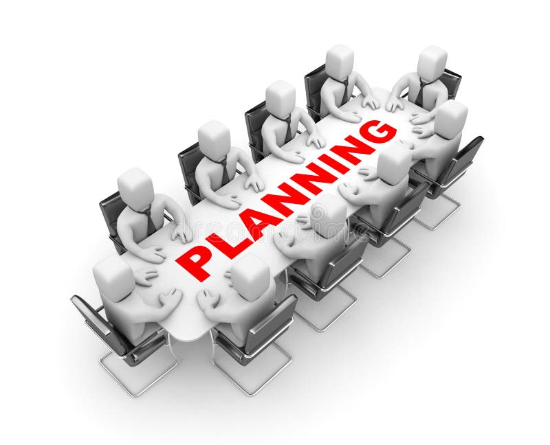 Planung stock abbildung. Illustration von leute, menschlich - 28192287