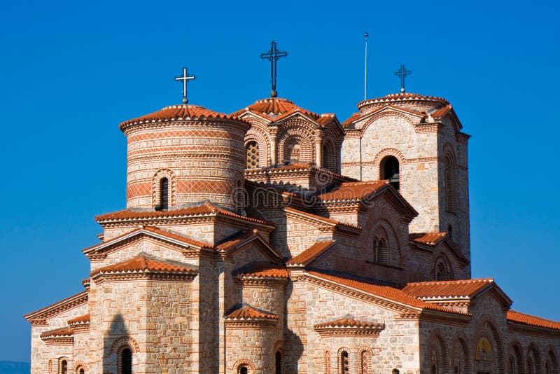 Plaosnik at Sunrise stock image. Image of tile, basilica - 10987749