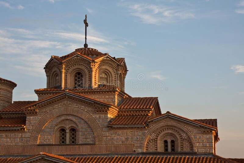 Plaosnik at Sunset stock photo. Image of sunlit, ohridski - 10904848