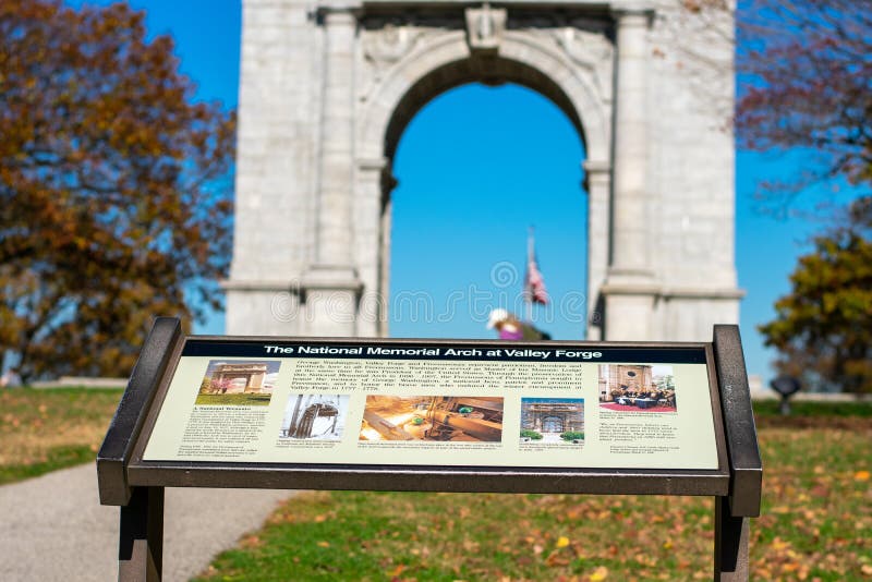 The National Memorial Arch at Valley Forge National Historical Park ...