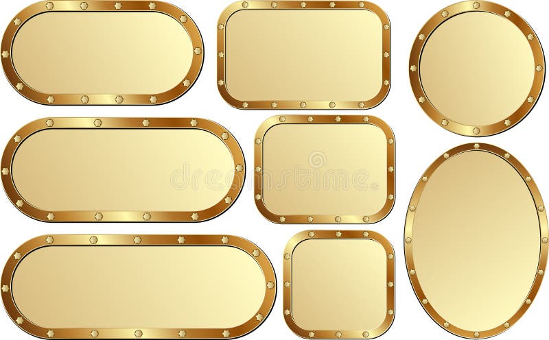 Brass Plaque Stock Illustrations – 758 Brass Plaque Stock Illustrations ...