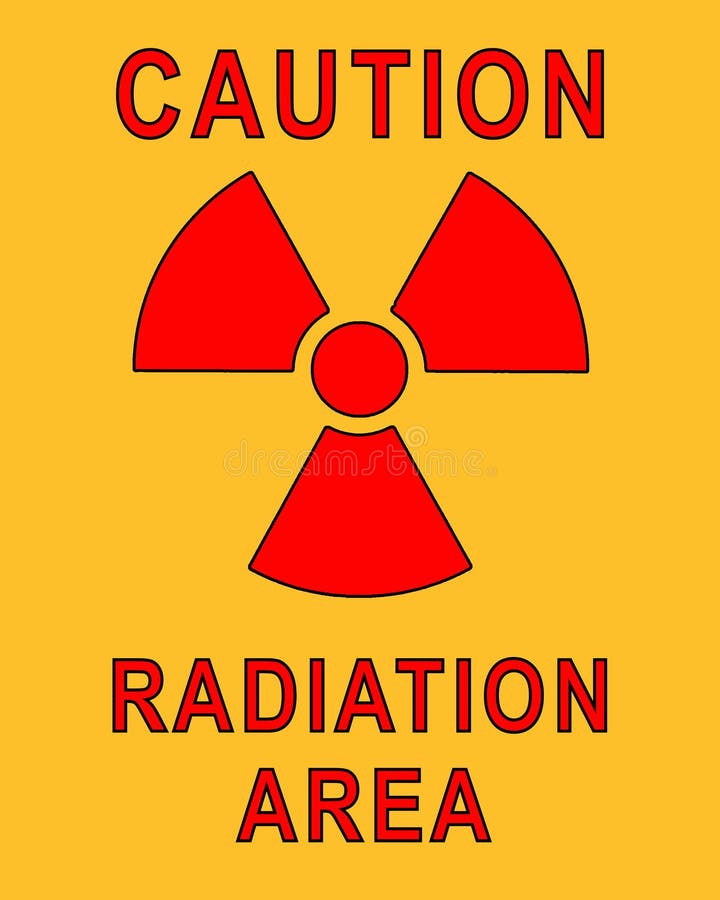 Plaquette radioactive illustration stock. Illustration du médical - 33533