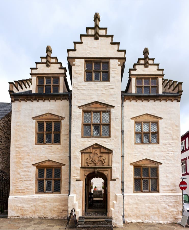 Plas Mawr, Conwy stock photo. Image of building, museum - 20590240