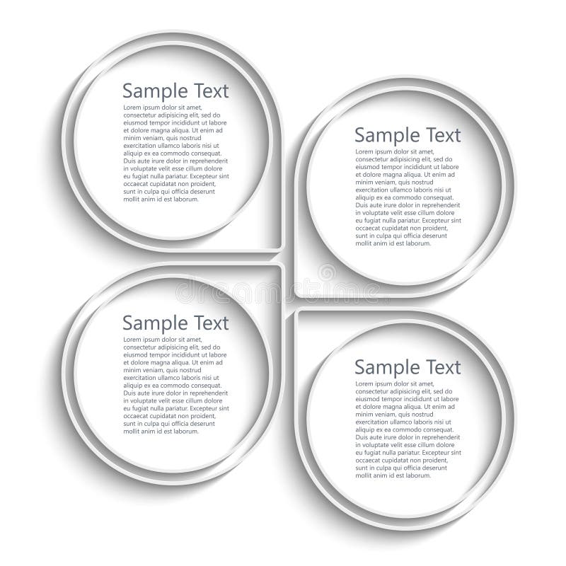 Set of Round Four Times of Day Icons: Morning, Day, Evening, Night ...