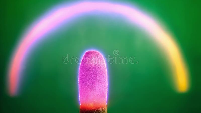 Plasma Arc Forming on Matchstick Tip with Green Screen Stock Footage ...