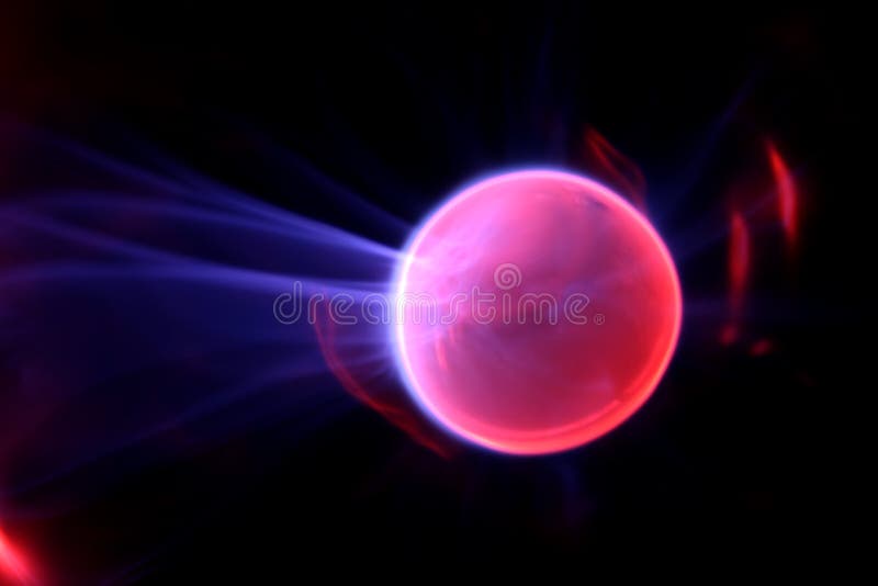 Plasma ball stock photo. Image of electr, lamp, futuristic - 2485590