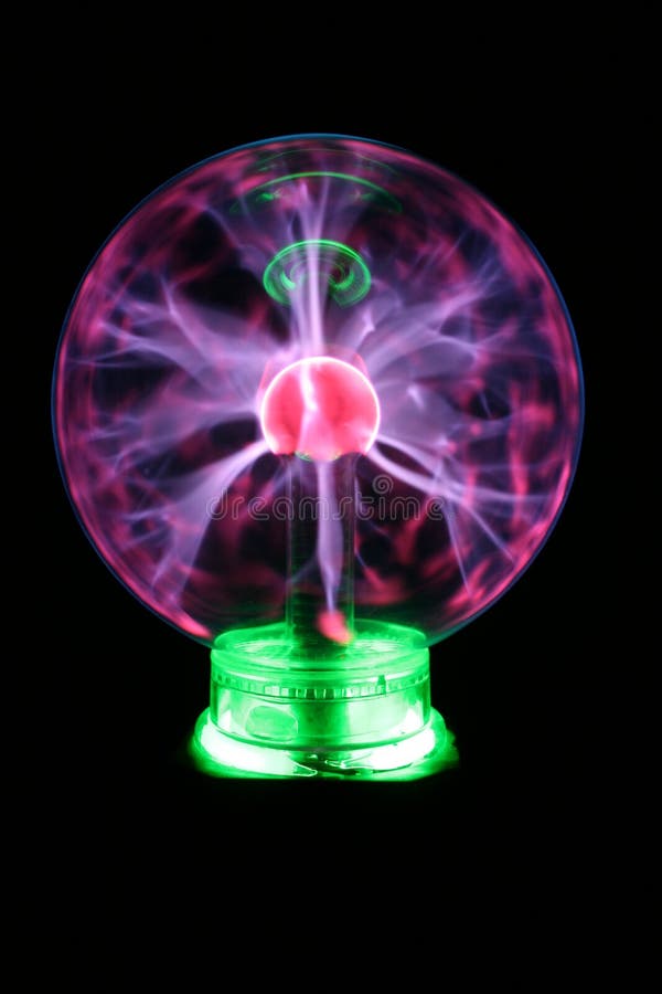 Plasma ball stock image. Image of flashing, dark, neon - 2867063