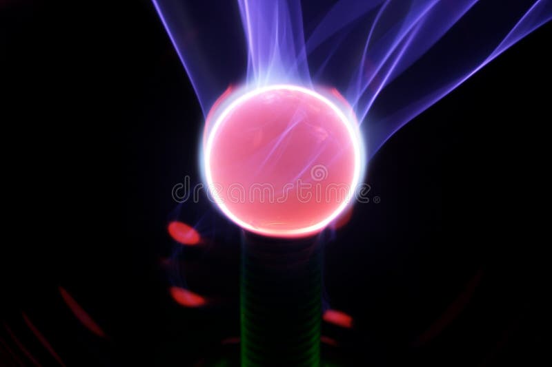 Plasma ball stock image. Image of illumination, sphere - 3675125
