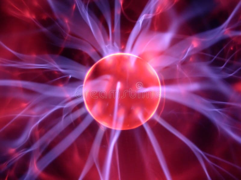 Plasma ball stock photo. Image of electr, lamp, futuristic - 2485590