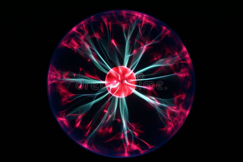 Plasma ball stock photo. Image of electr, lamp, futuristic - 2485590