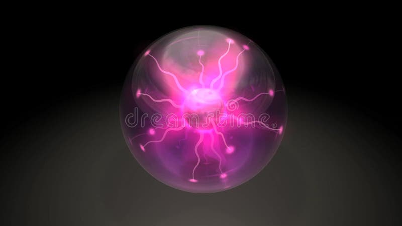 The Plasma Ball Emits a Soft Buzzing Sound As the Energy Moves Around ...