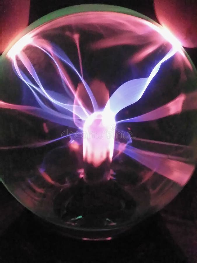 Plasma Ball Light Fluorescent Ozone Tesla Stock Photo - Image of tesla ...