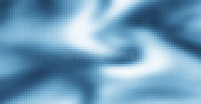Plasma Bleu Horizontal De Cube En Pixel Illustration Stock ...