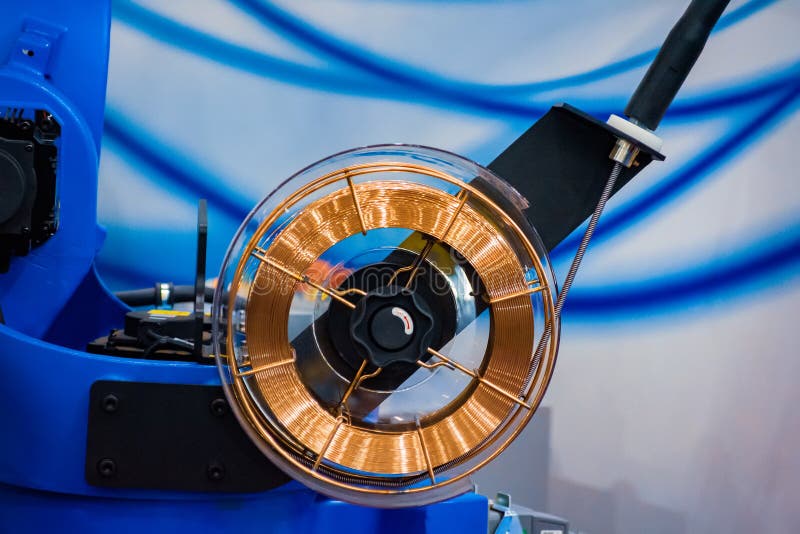 Plasma Copper Wire Feeding System Stock Photo - Image of heat, ladies ...