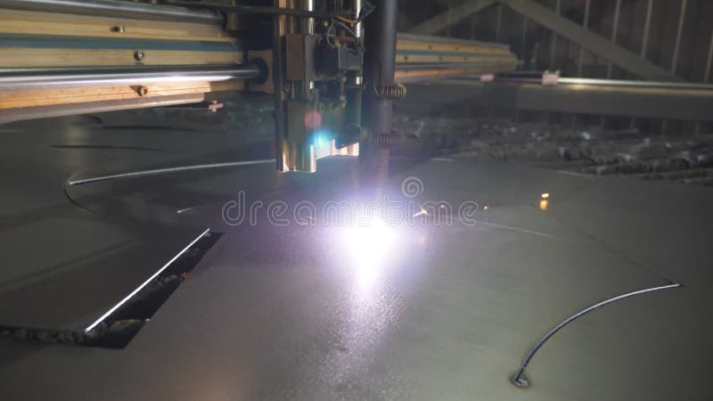 Plasma Cutting of Metal Plate with a Cnc. Modern Technologies with High ...