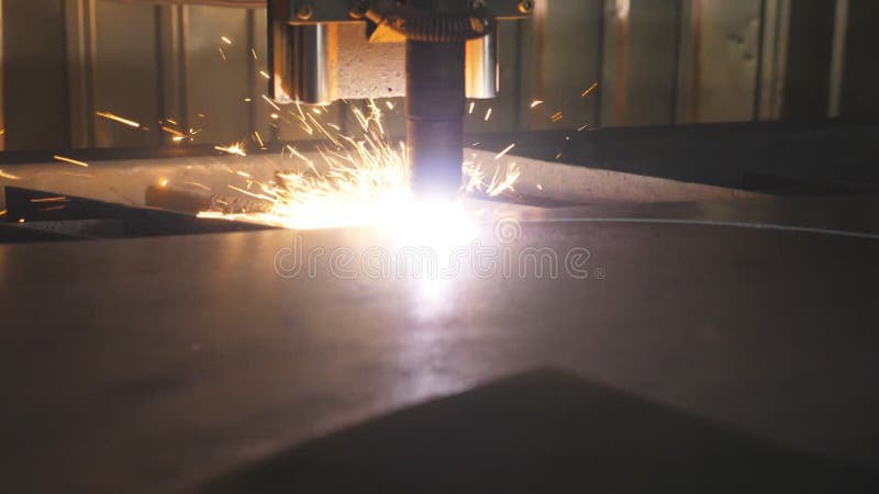 Plasma Cutting of Metal Plate with a Cnc. Modern Technologies with High ...