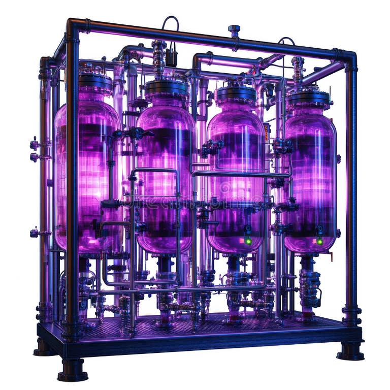 Plasma Dynamics Hub â€ Industrial Core Module Stock Illustration ...