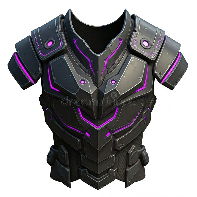 Plasma-Enhanced Power Armor Stock Illustration - Illustration of cosmic ...