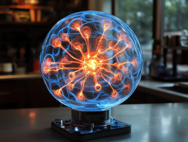 Plasma Globe, Glowing Tendrils, Electrical Discharge, Physics of Plasma ...