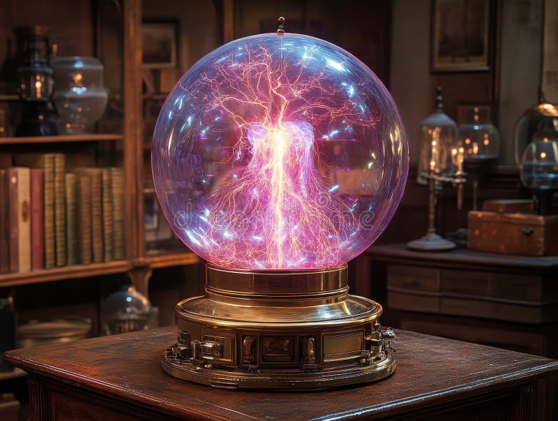 Plasma Globe, Glowing Tendrils, Electrical Discharge, Physics of Plasma ...