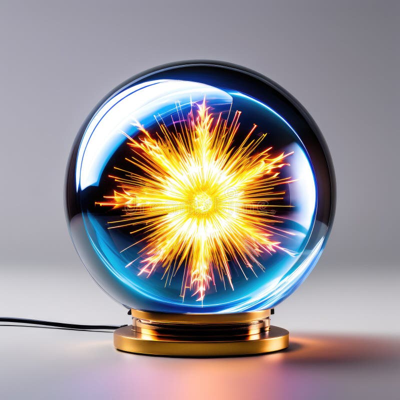 Plasma Globe Lamp. Modern Interior Decor, Science Toy for Children ...