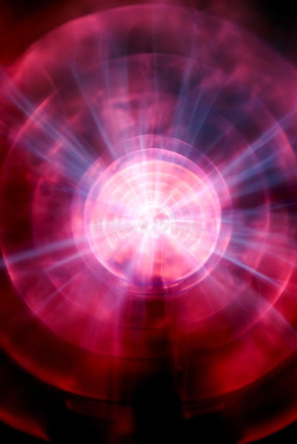 Plasma lamp stock image. Image of beam, corona, beams - 8098387