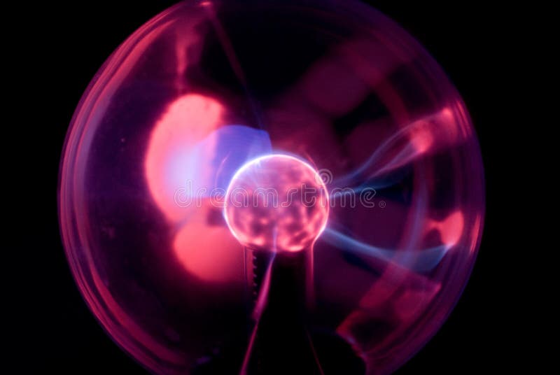 Plasma lamp stock photo. Image of illuminated, abstract - 4880002