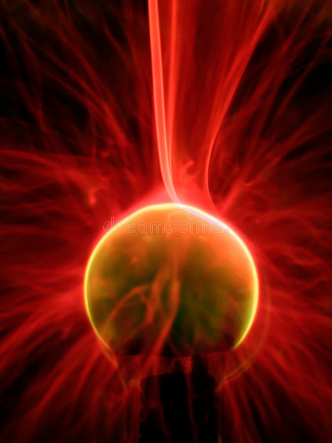 Plasma lamp stock photo. Image of tech, illuminated, lamp - 542696