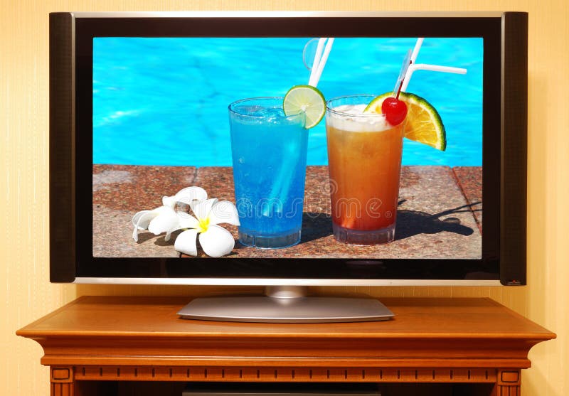 Plasma panel with house stock image. Image of engineer - 36661229