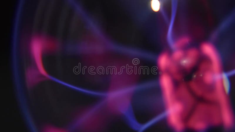 Plasma Rays in the Layer. from Electricity Stock Video - Video of ...