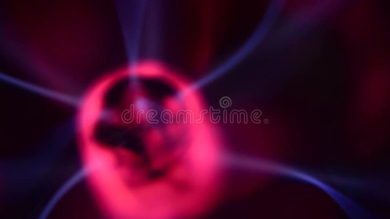 Plasma Rays in the Layer. from Electricity Stock Video - Video of ...