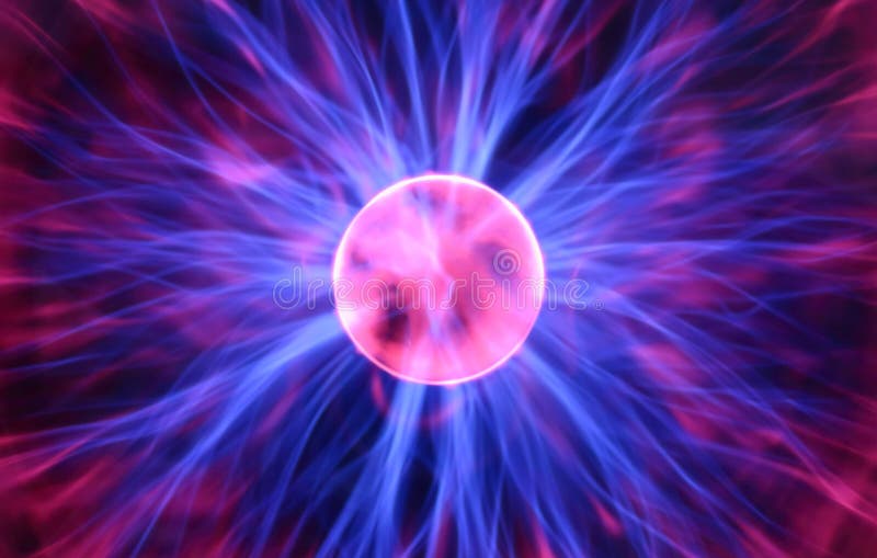 Plasma ball stock photo. Image of electr, lamp, futuristic - 2485590