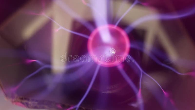 Plasma Static Electricity on a Tesla Spheres Stock Footage - Video of ...