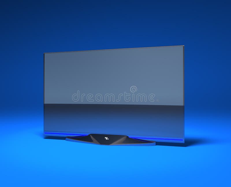 Plasma screen television stock illustration. Illustration of white - 936241