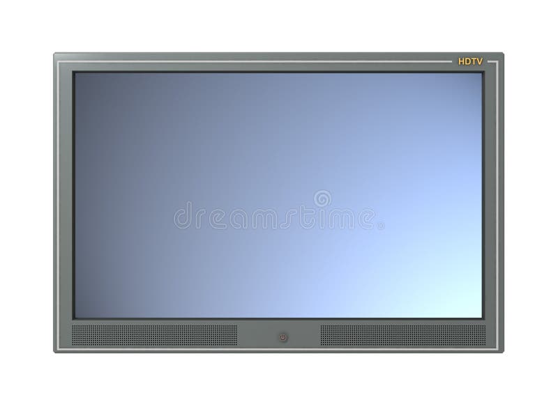 Plasma tv stock illustration. Illustration of monitor - 3782904