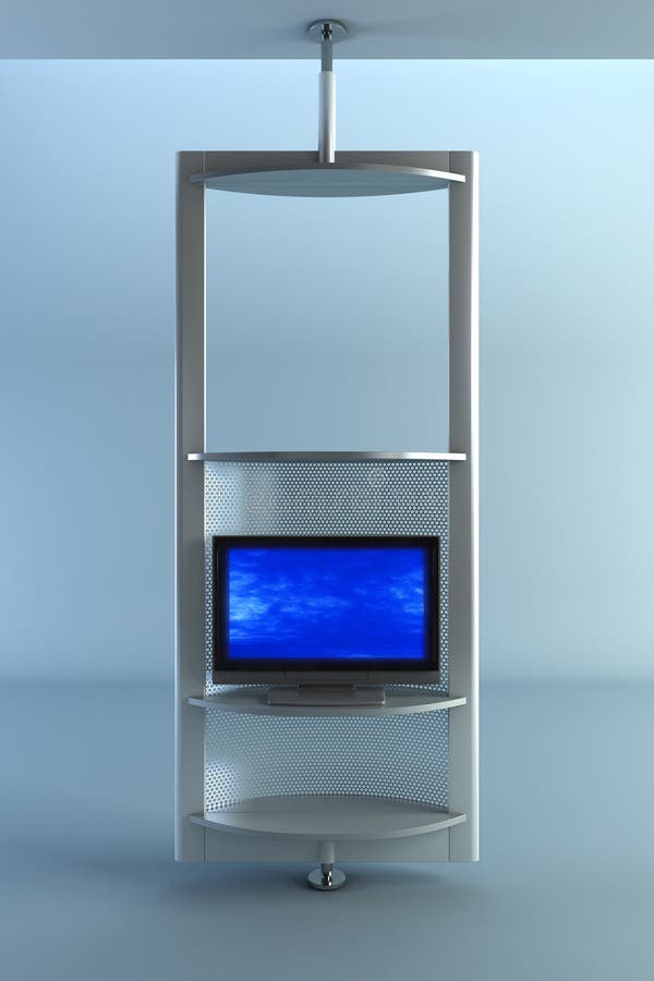Plasma TV on the rack stock image. Image of rack, television - 2186805